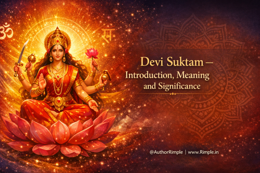 Devi Suktam – Introduction, Meaning and Significance